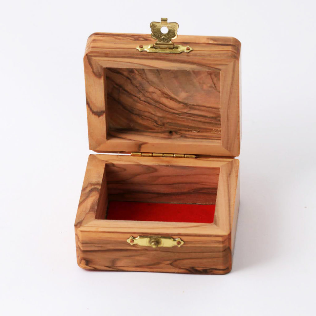 Hand Carved Olive Wood Box | Jerusalem Artists