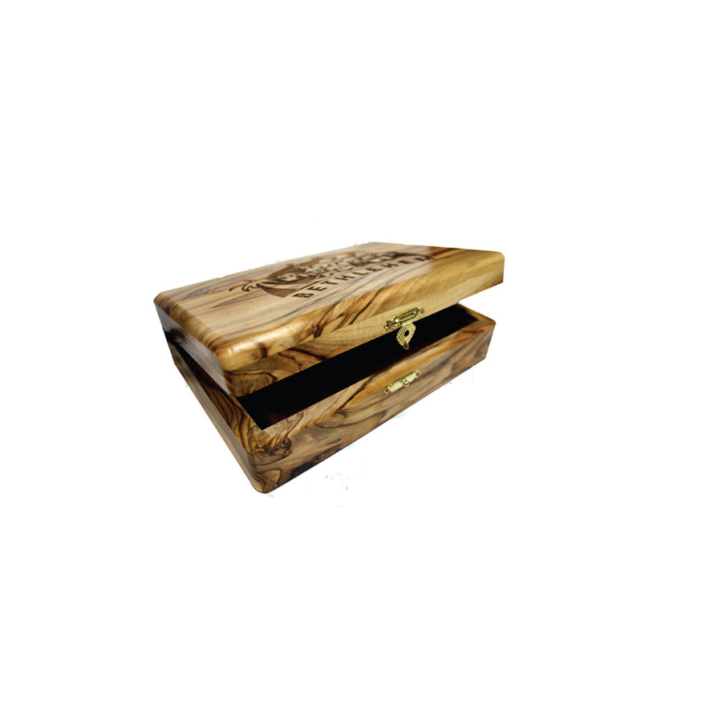 Hand Carved Olive Wood Box - Large | Jerusalem Artists